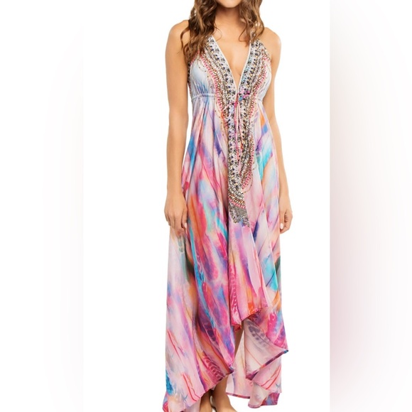 La Moda | Dresses | True Colors By La Moda Pink Maxi | Poshmark